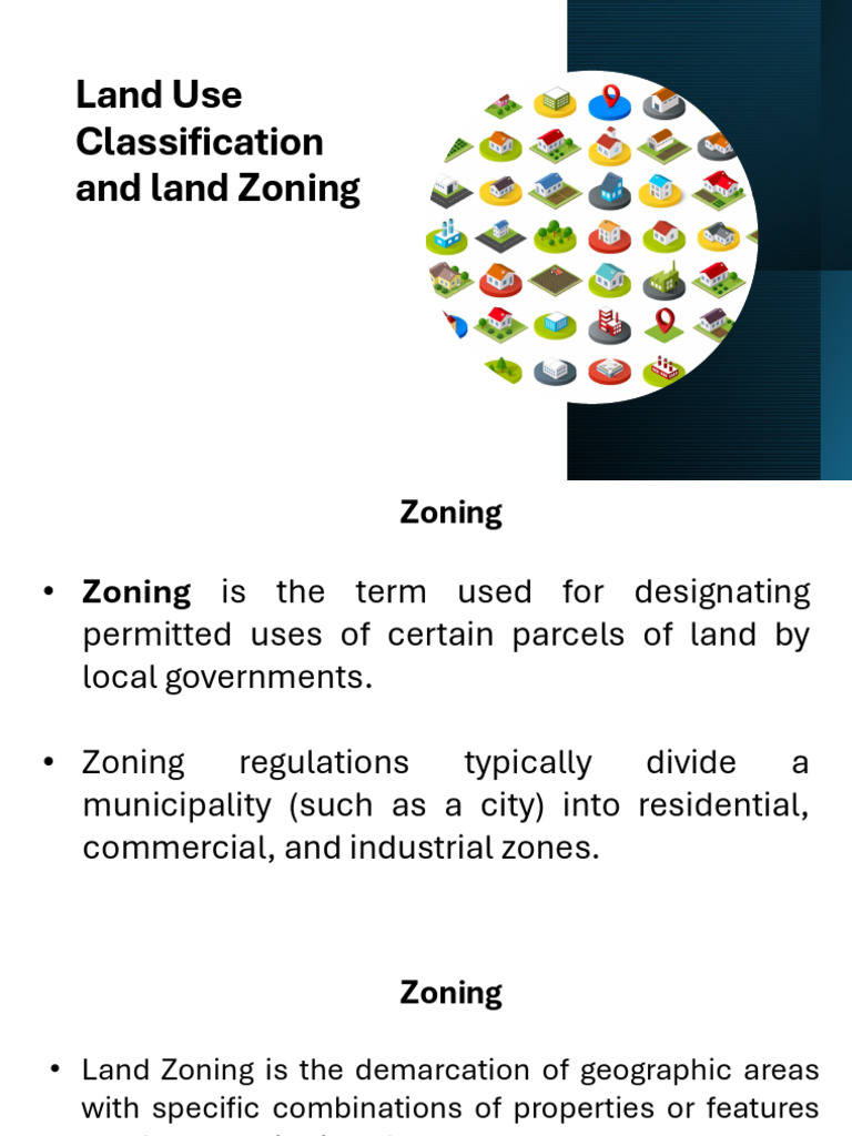 Land Use Classification and Land Zoning | PDF | Zoning | Land Use
