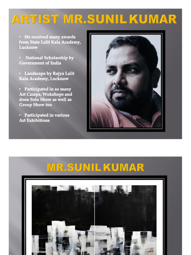 Artist Sunil Kumar | PDF