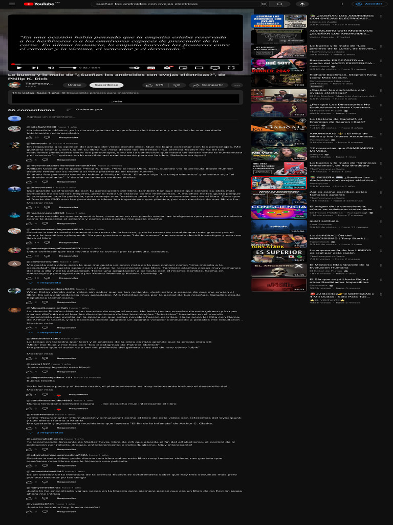 Reseña: Androides y Ovejas Eléctricas | PDF