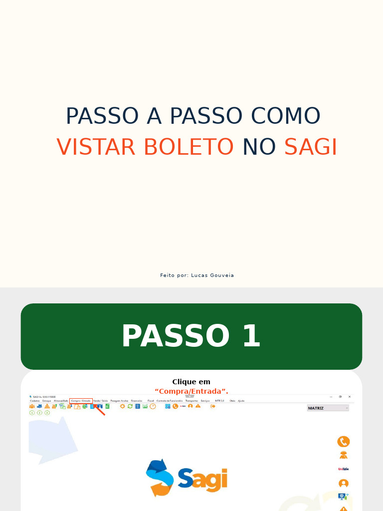Passo A Passo Vistar Boleto | PDF