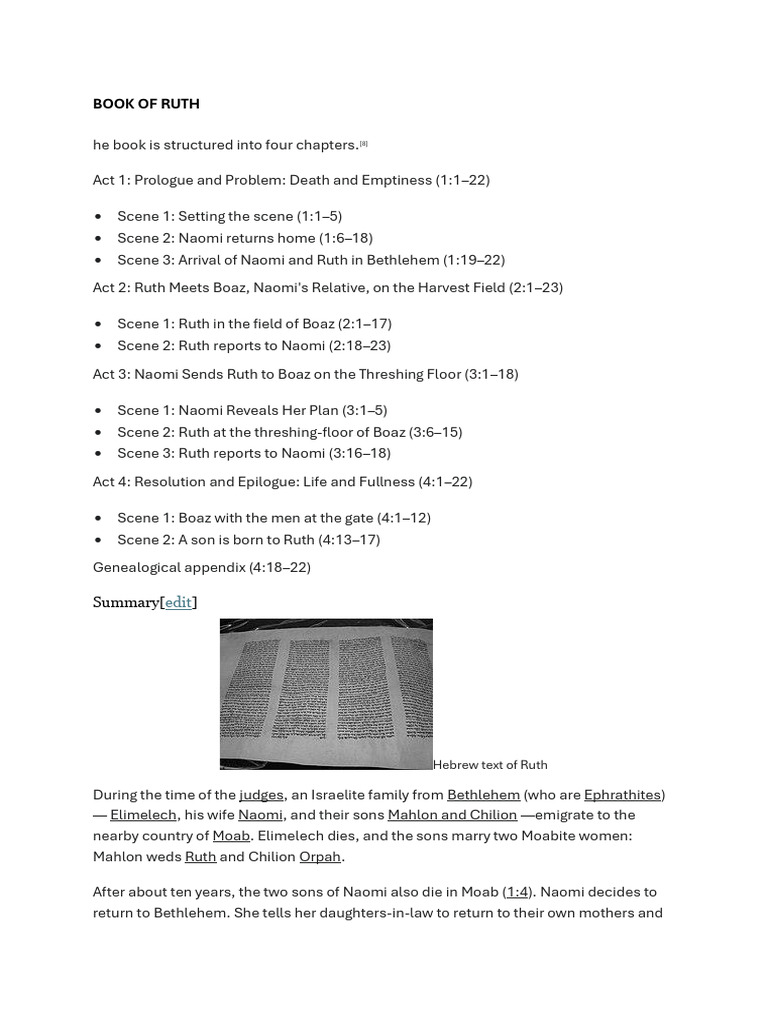 Documento 2 | PDF | Book Of Ruth | Ruth (Biblical Figure)