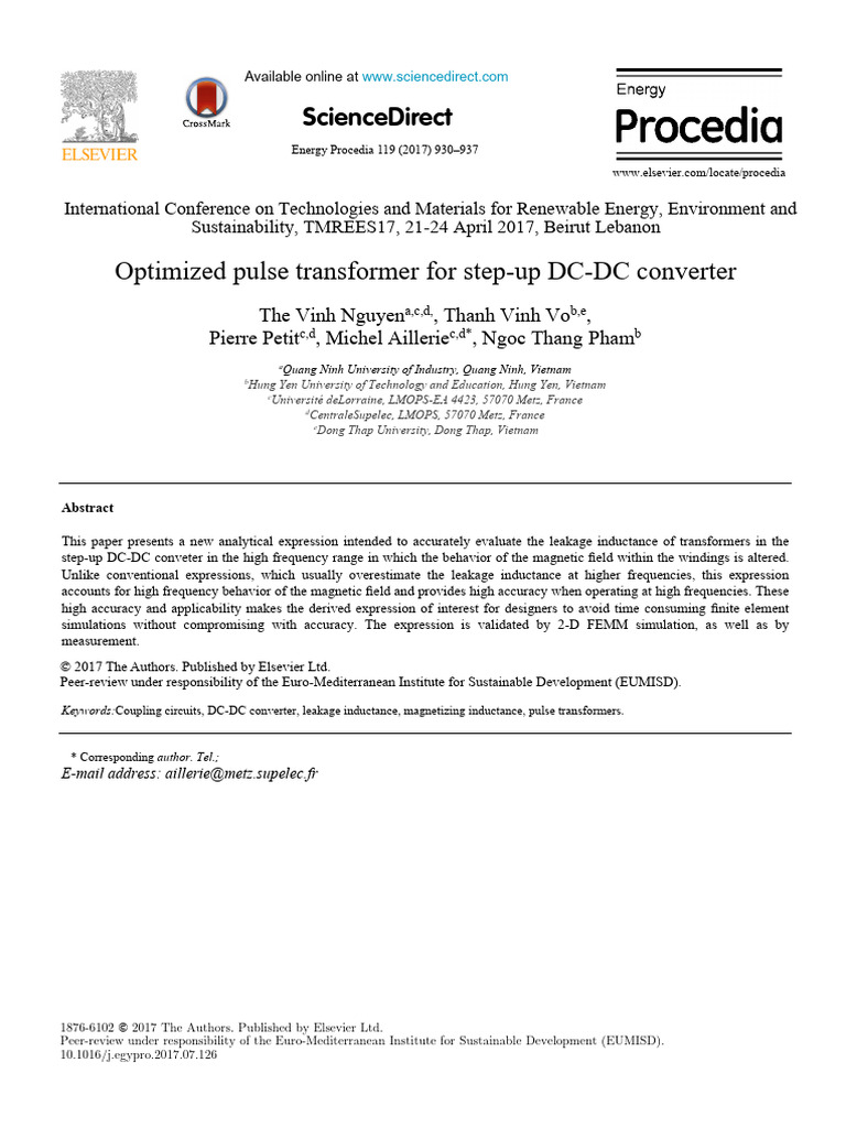 Optimized_pulse_transformer_for_step-up_DC-DC_conv | PDF | Transformer ...