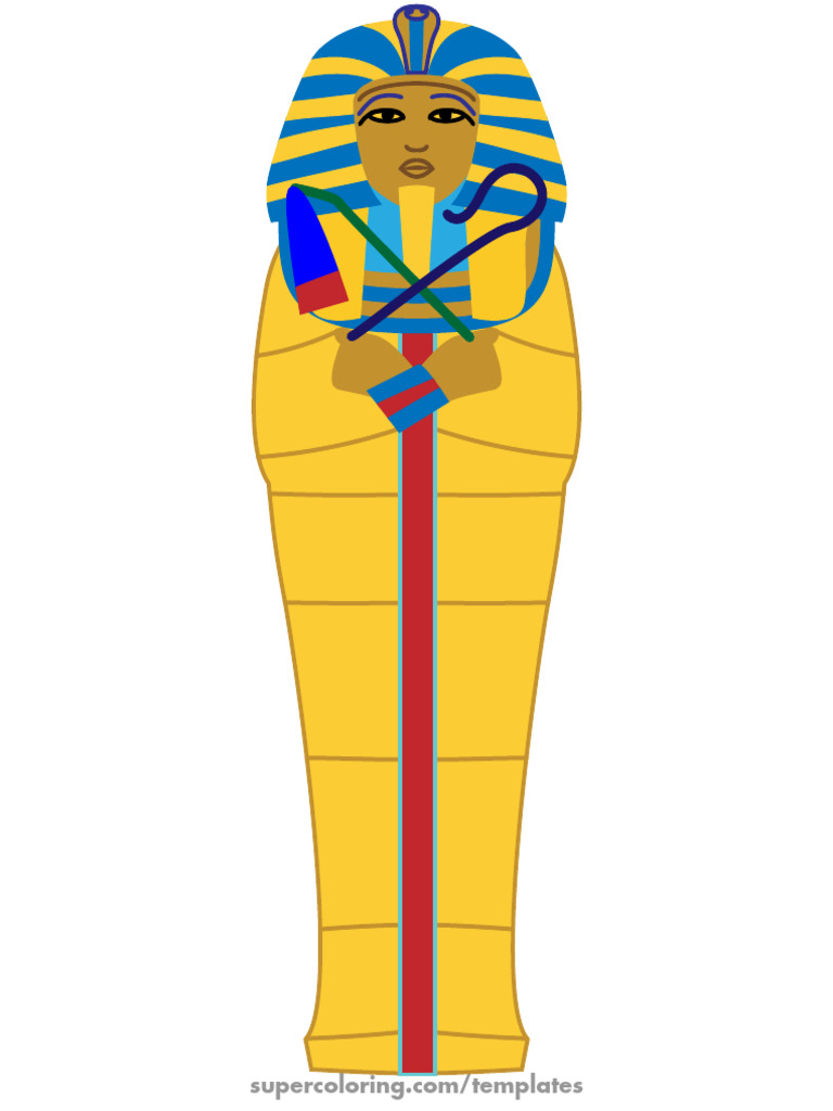 Sarcophagus Colored Paper Crafts | PDF