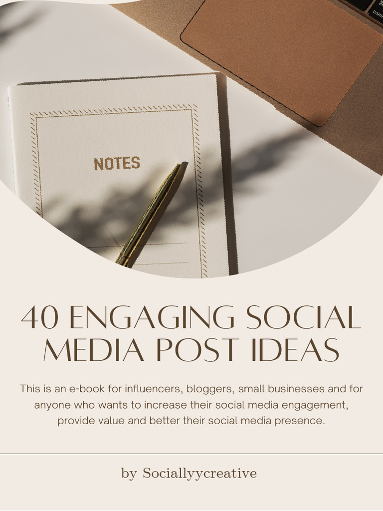 40 Social Media Post Ideas for Engagement | PDF | Faq