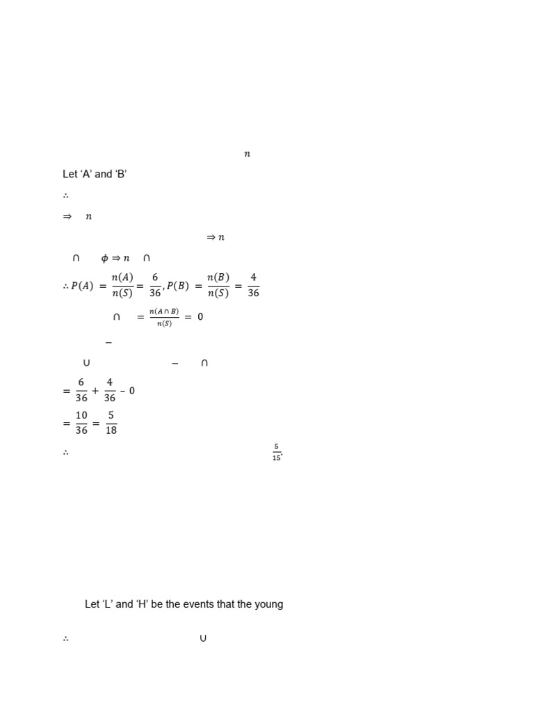 Probability Problems and Solutions | PDF | Probability Theory | Probability