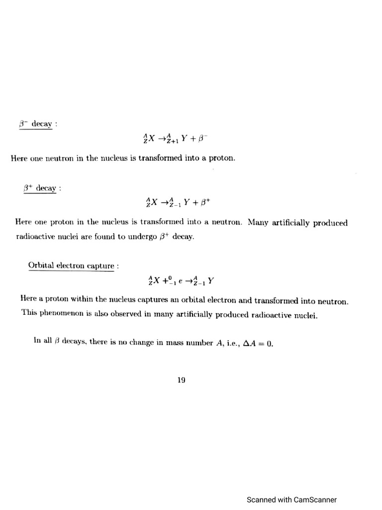 Beta Decay | PDF