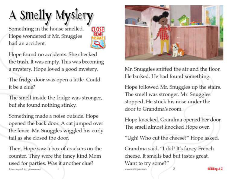 Hope's Smelly Mystery Adventure | PDF