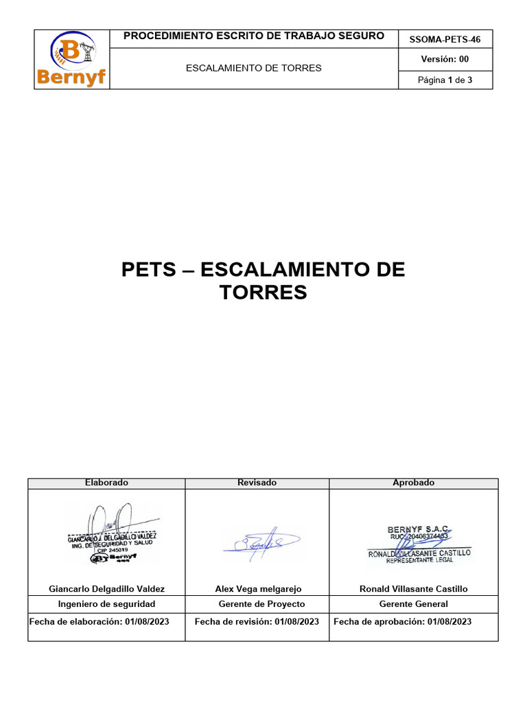 Pets 046 Escalamiento de Torres | PDF