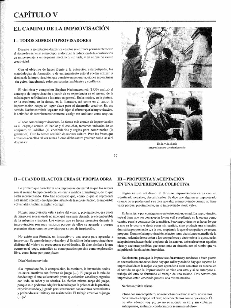 Camino A La Improvisación ARTE | PDF