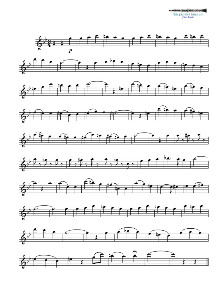 (Clarinet Institute) Sullivan I'm Called Little Buttercup From HMS ...