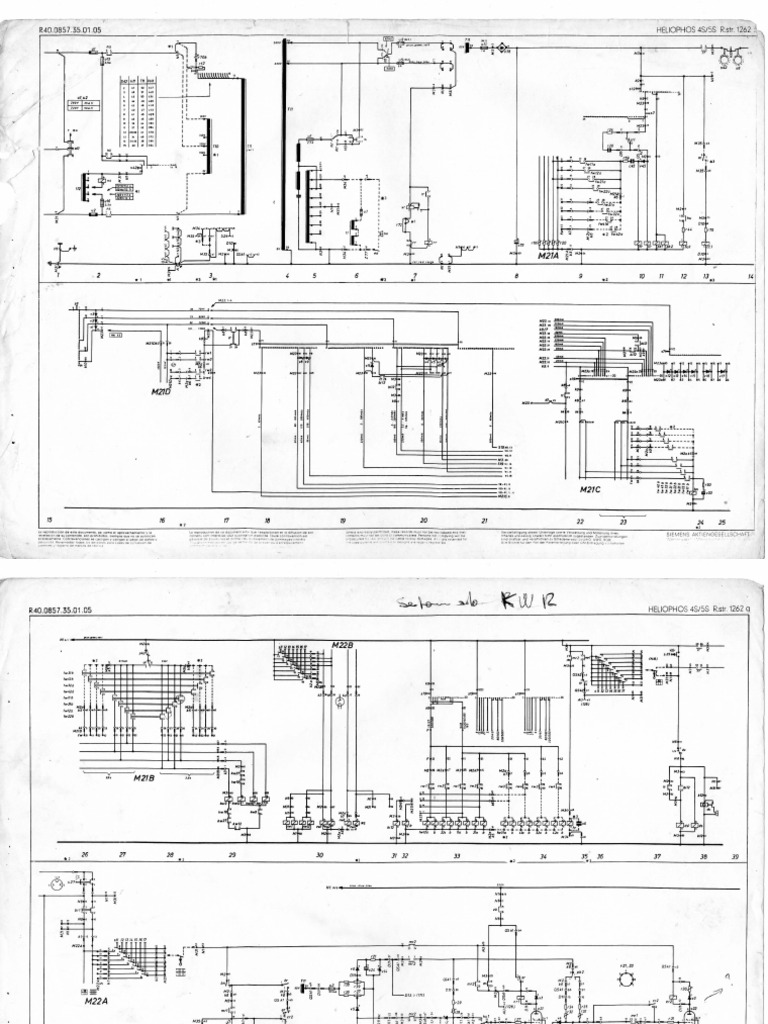 Siemens Heliophos 4s, 5s X-Ray - Schematics | PDF
