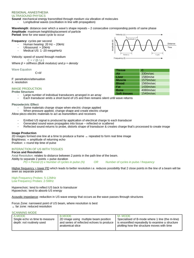 Regional Anaesthesia | PDF | Human Leg | Waves
