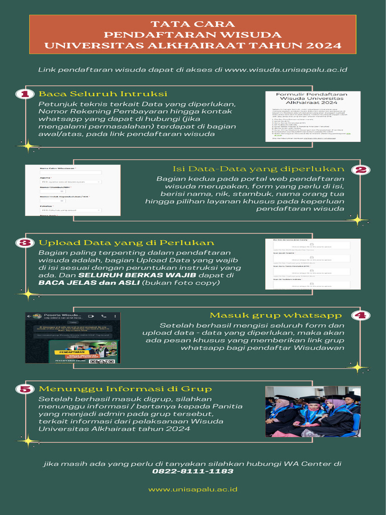 Tata-Cara-Pendaftaran-Wisuda-UNISA-2024 | PDF