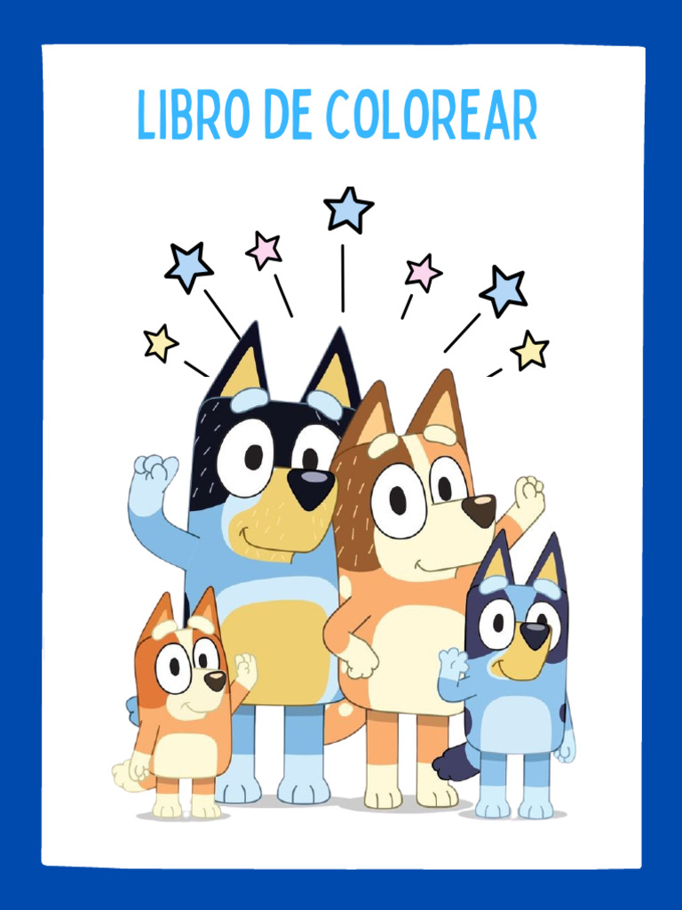 Libro de Colorear Bluey PDF Gratis | PDF