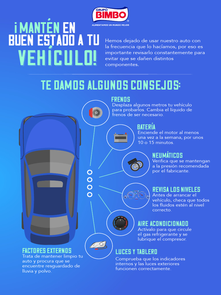 Consejos para mantener tu auto en buen estado | PDF
