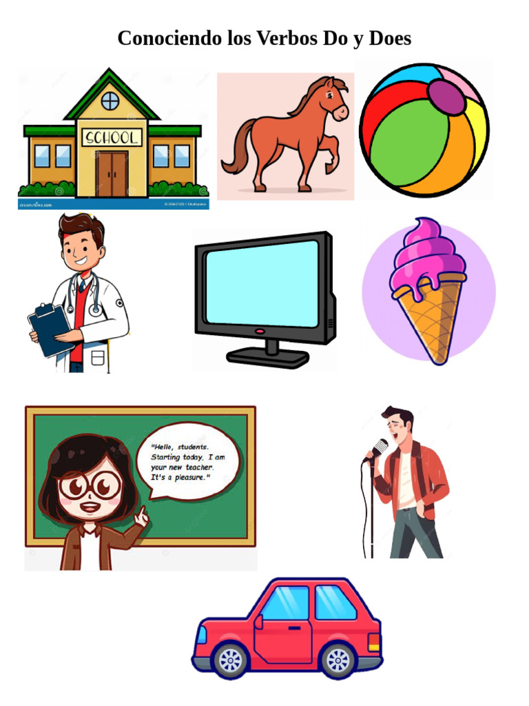 Conociendo Los Verbos Do y Does | PDF