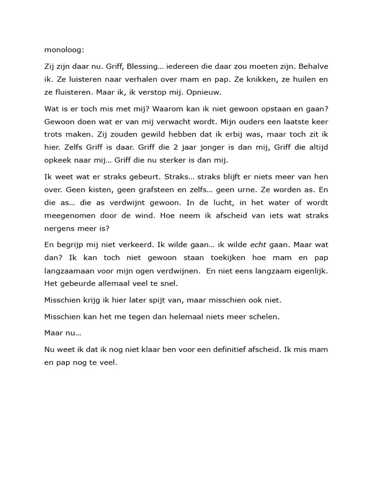 Monoloog | PDF