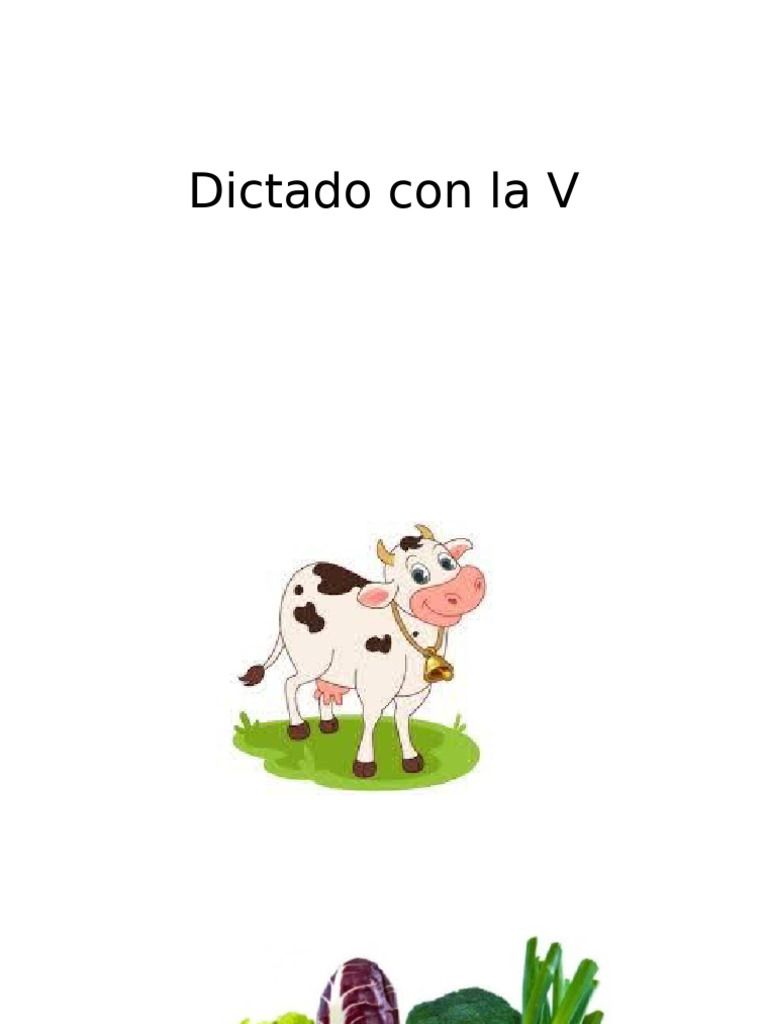 Dictado Con La V | PDF