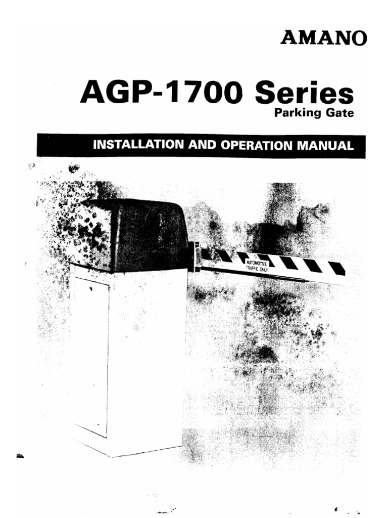 AGP1700 Series - Parking Gate | PDF