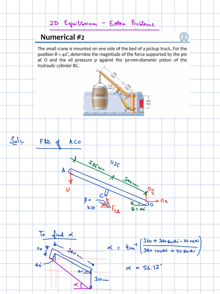 12 EM25 2D Equilibrium Extra Problems | PDF