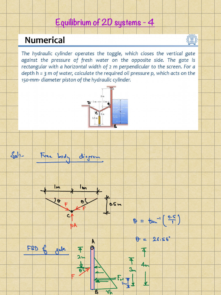 11a. EM25 Equilibrium of 2D Systems 4 | PDF