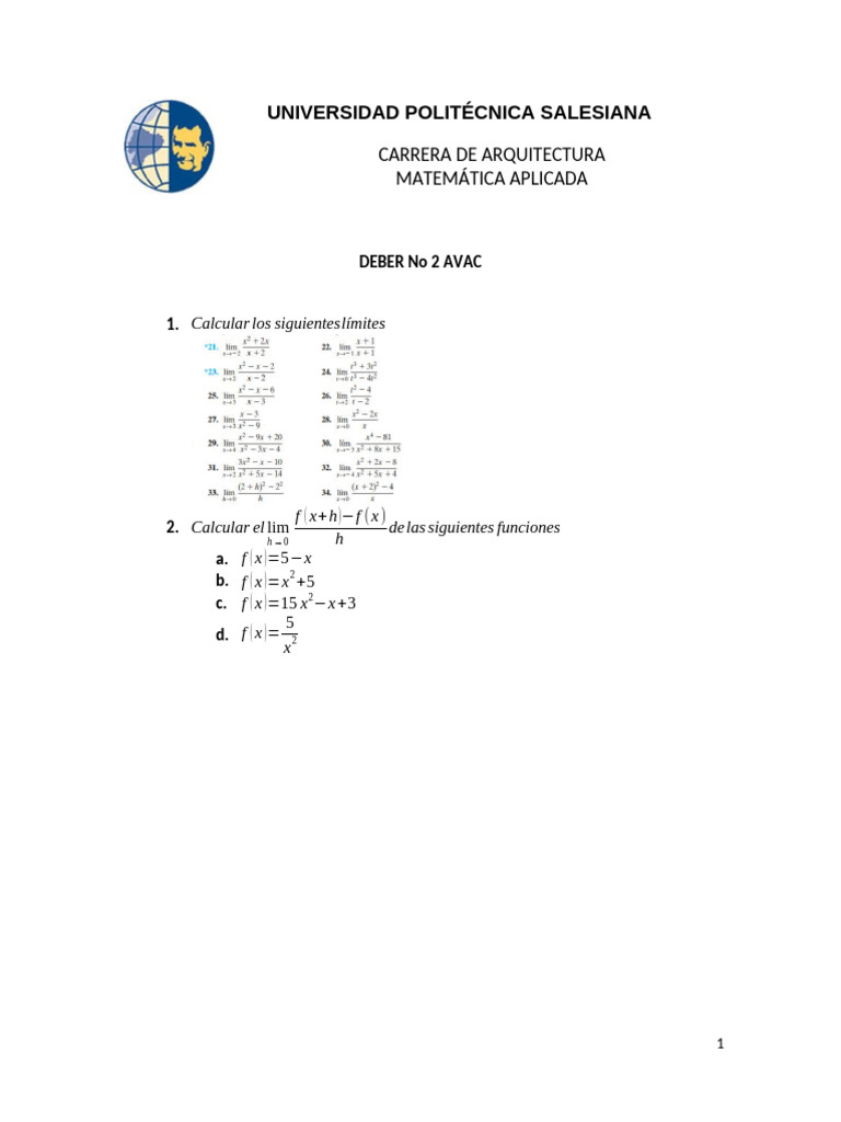 Deber No 2 AVAC | PDF