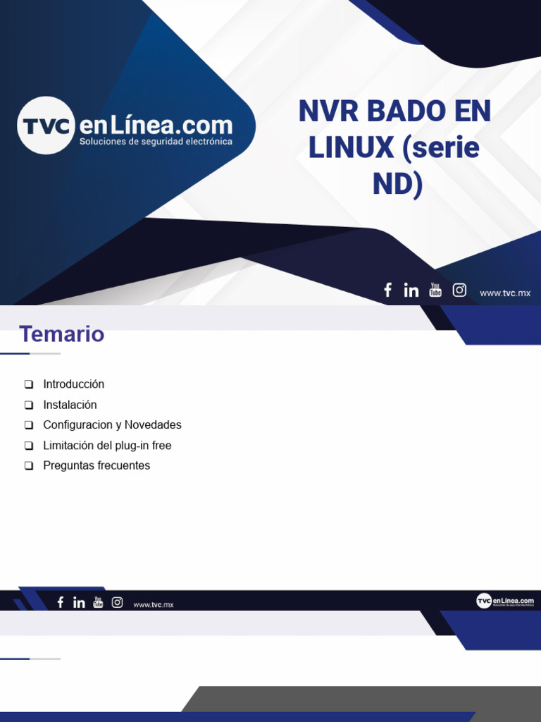 Nvr Basados en Linux de La Serie Nd - Tvc.pptx | PDF | Dirección IP ...