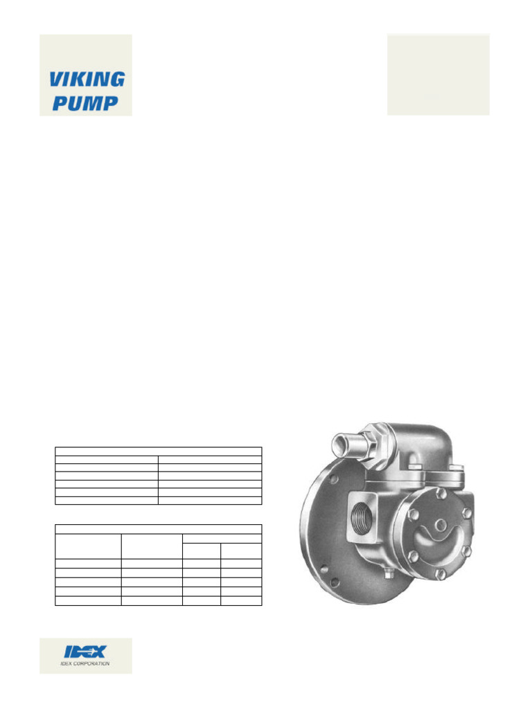 Viking Pump Series 75 & 475 Guide | PDF | Pump | Valve