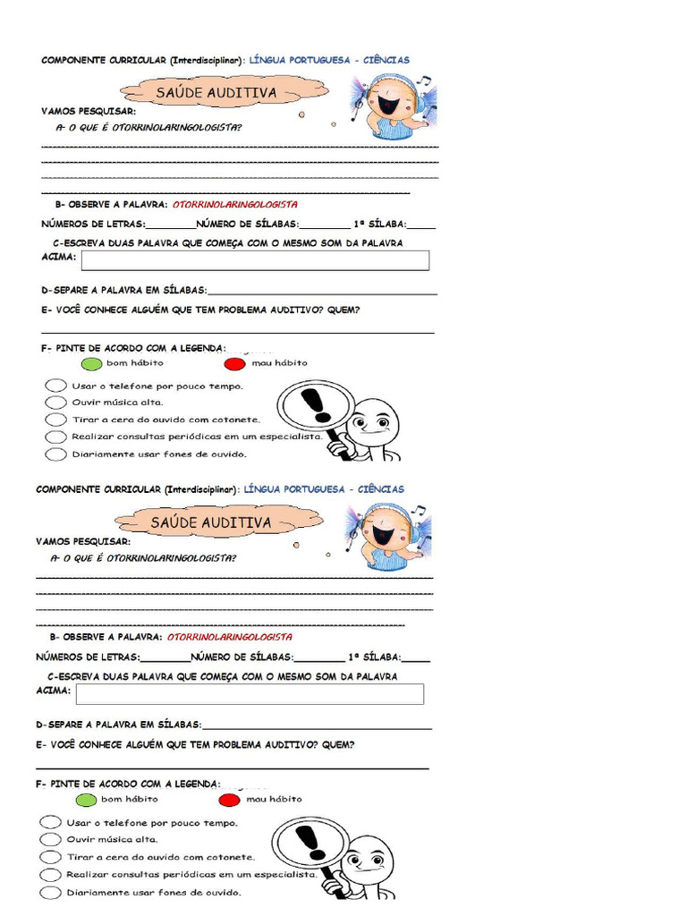Saúde Auditiva | PDF