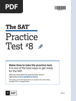 Sat Practice Test 8 Answers Digital | PDF | Verb | Comma