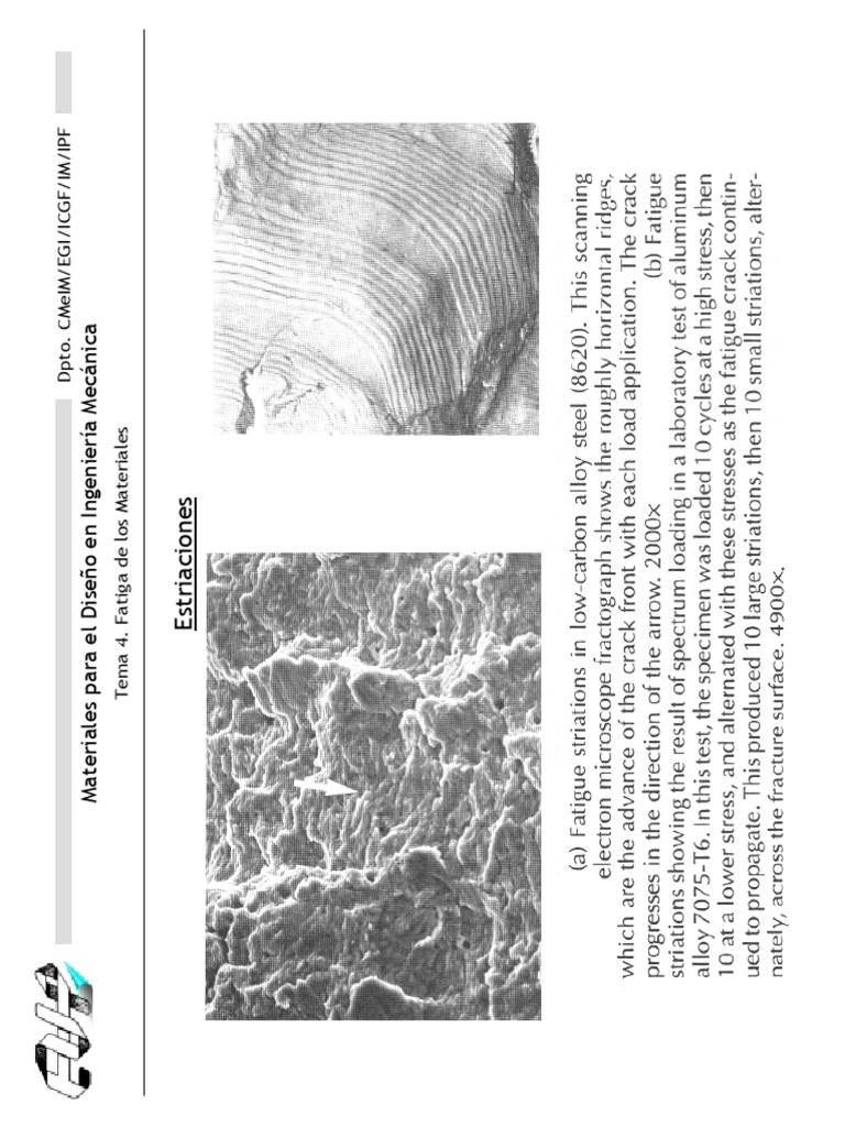 Fatiga de Materiales en Ingeniería Mecánica | PDF | Fatiga (material ...