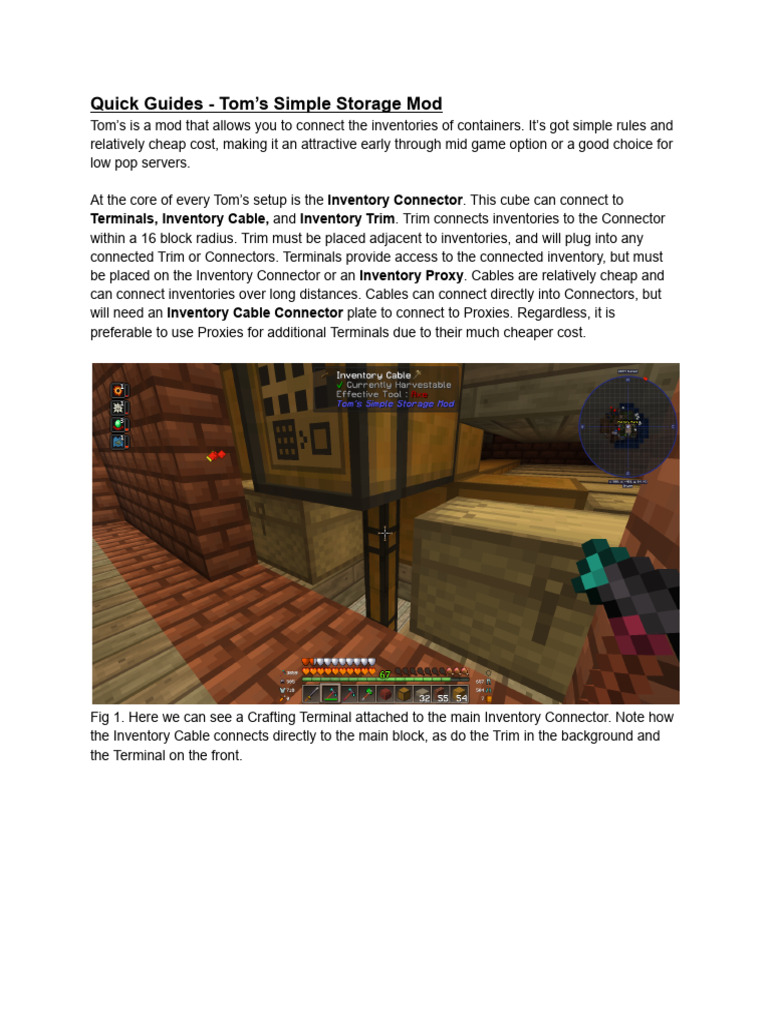 Tom's Simple Storage Mod Guide | PDF