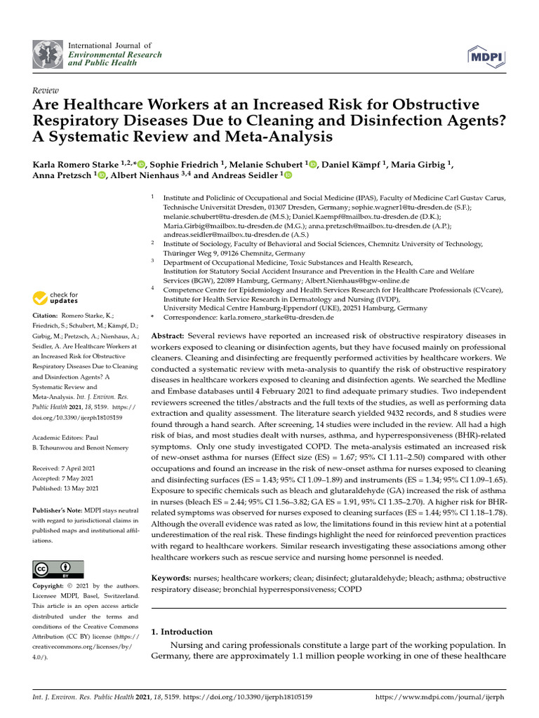 Metaanalyse | PDF | Asthma | Risk