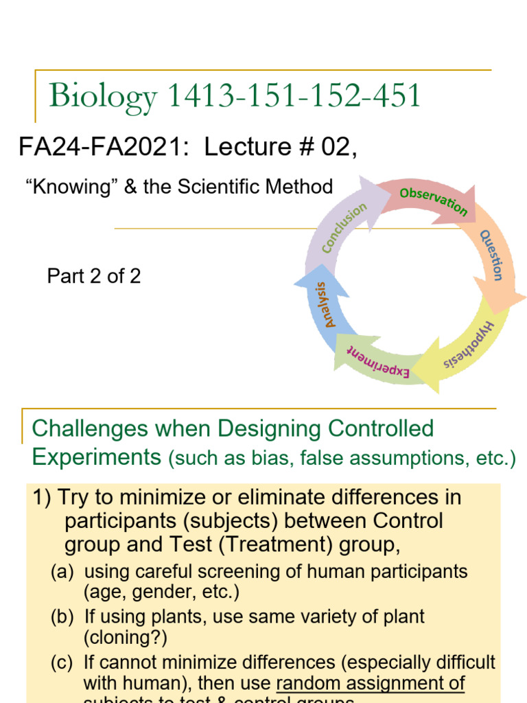 Scientific Method (Pt 2) | PDF | Experiment | Statistics