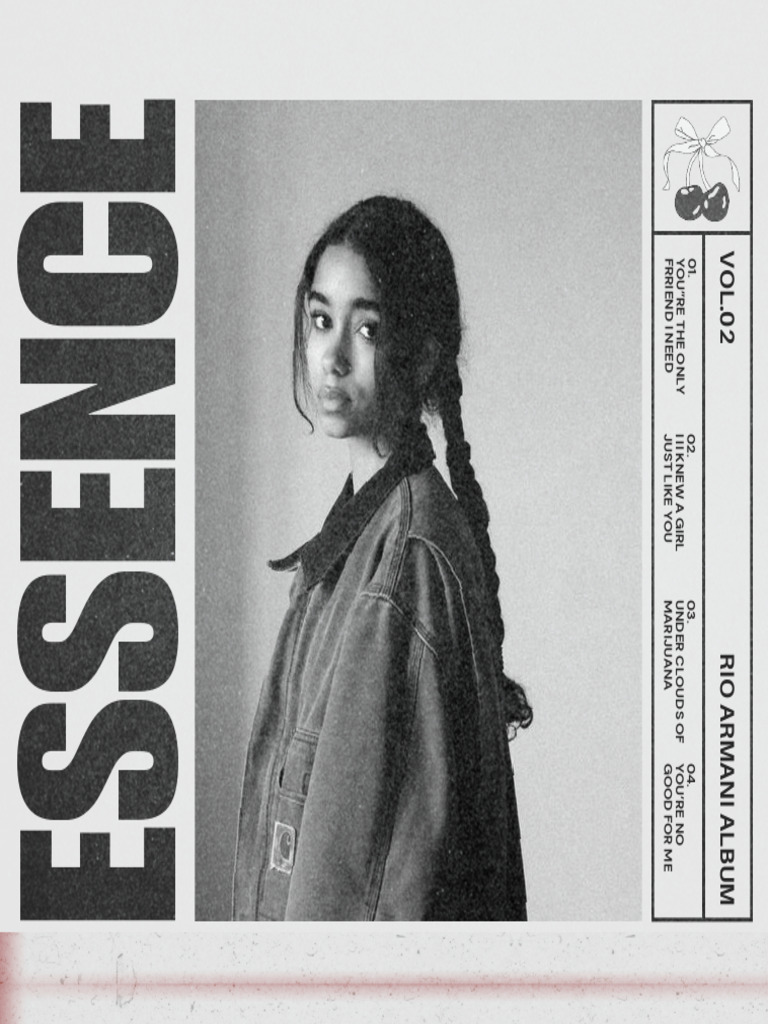 Grey Black Vintage Texture Album Cover | PDF