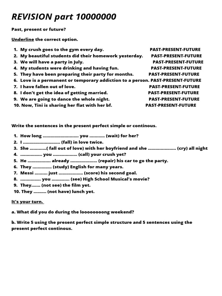 REVISION part 10000000 | PDF