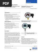 Baumer CH-8501 Precision Switches Guide | PDF