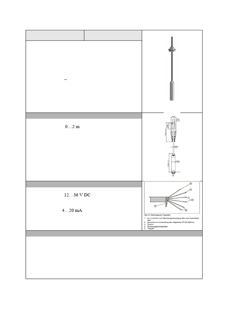 Datenblatt Vegawell 52 1 - 704090 English | PDF