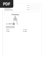 Soal Katrol Kelas 8 SMP | PDF