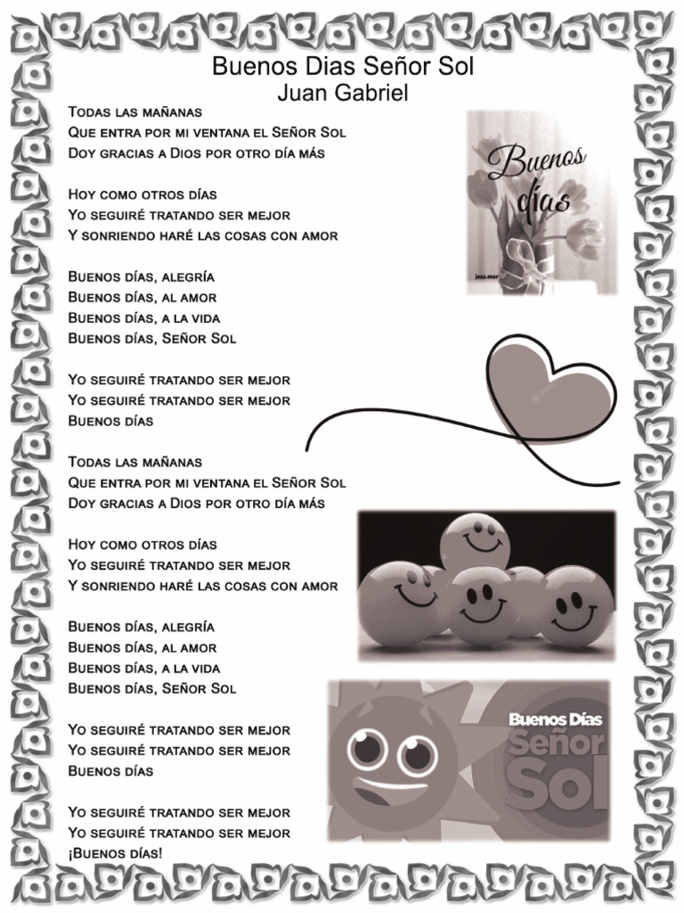 00-BUENOS DIAS | PDF