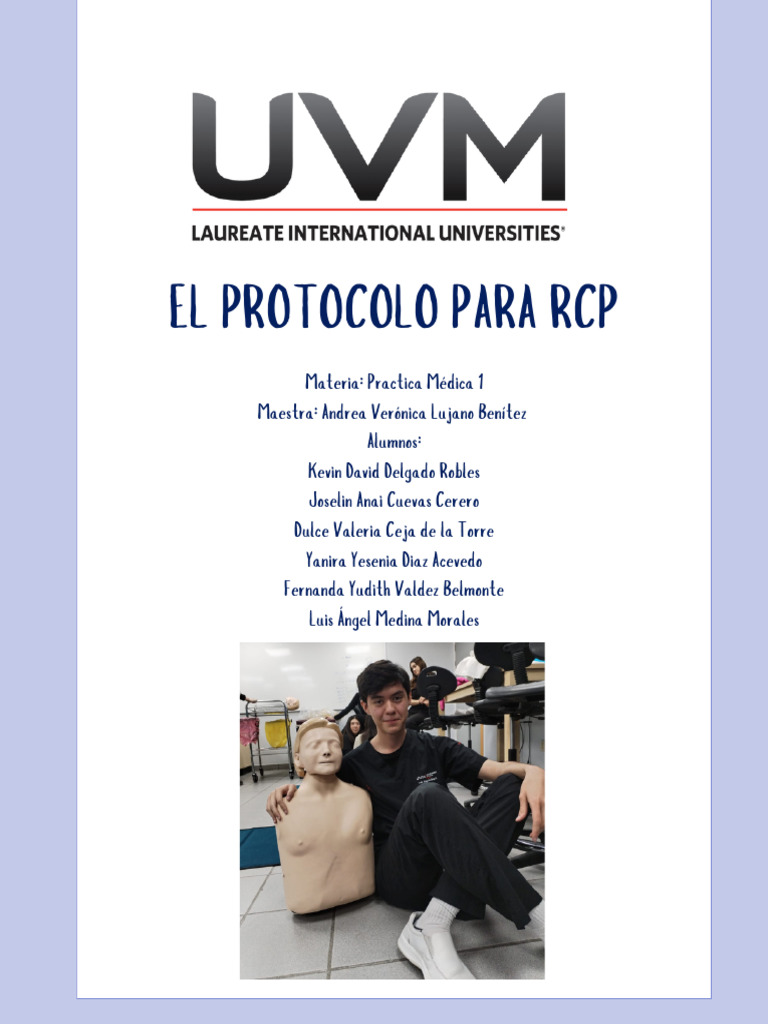 RCP.pdf | PDF | Reanimación cardiopulmonar | Emergencias Médicas