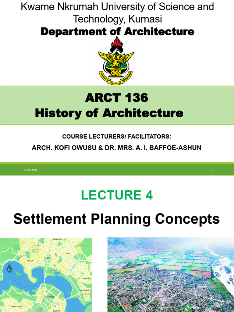IDL ARCT 136 History of Architecture - Lecture 4 | PDF | Accra | Cell Nucleus