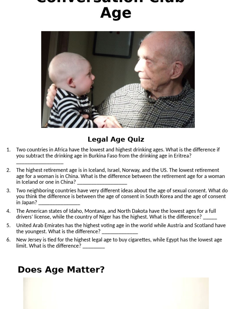 Conversation Club Age | PDF