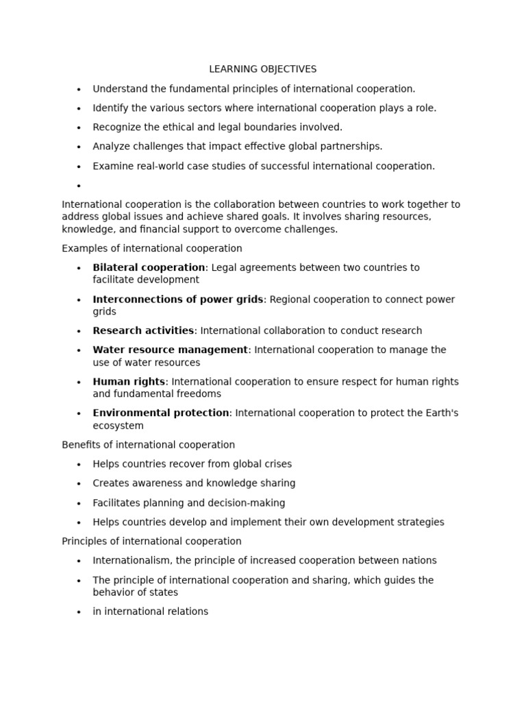 Aleksha's Report in Humamn Geography | PDF | Multilateralism ...