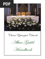 AN Anglican Altar Guild Manual: The Anglican Diocese of The South | PDF ...