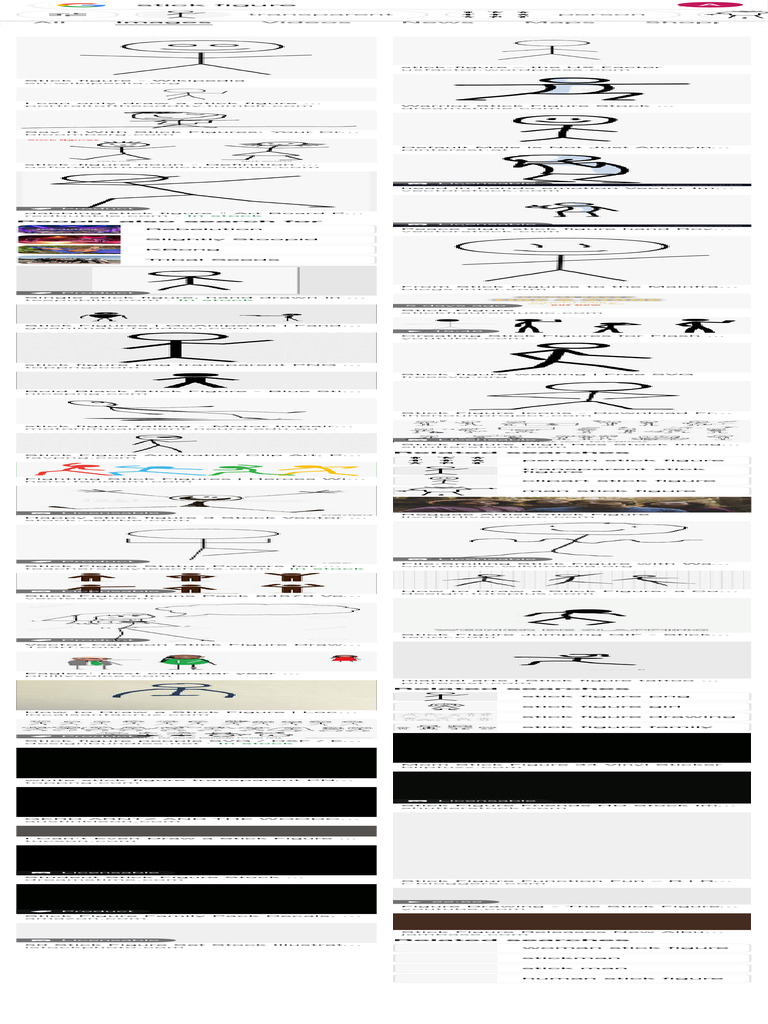 Stick Figure Art and Resources Guide | PDF | Drawing