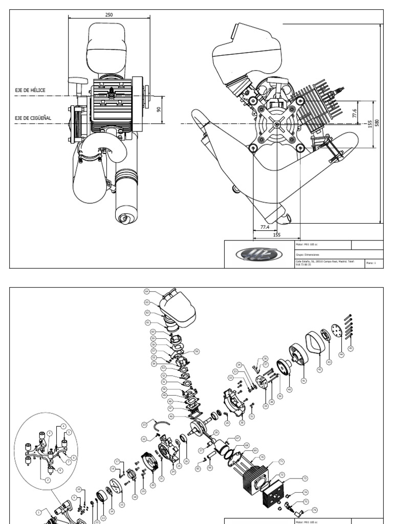 Exploded View MV1 185CC | PDF