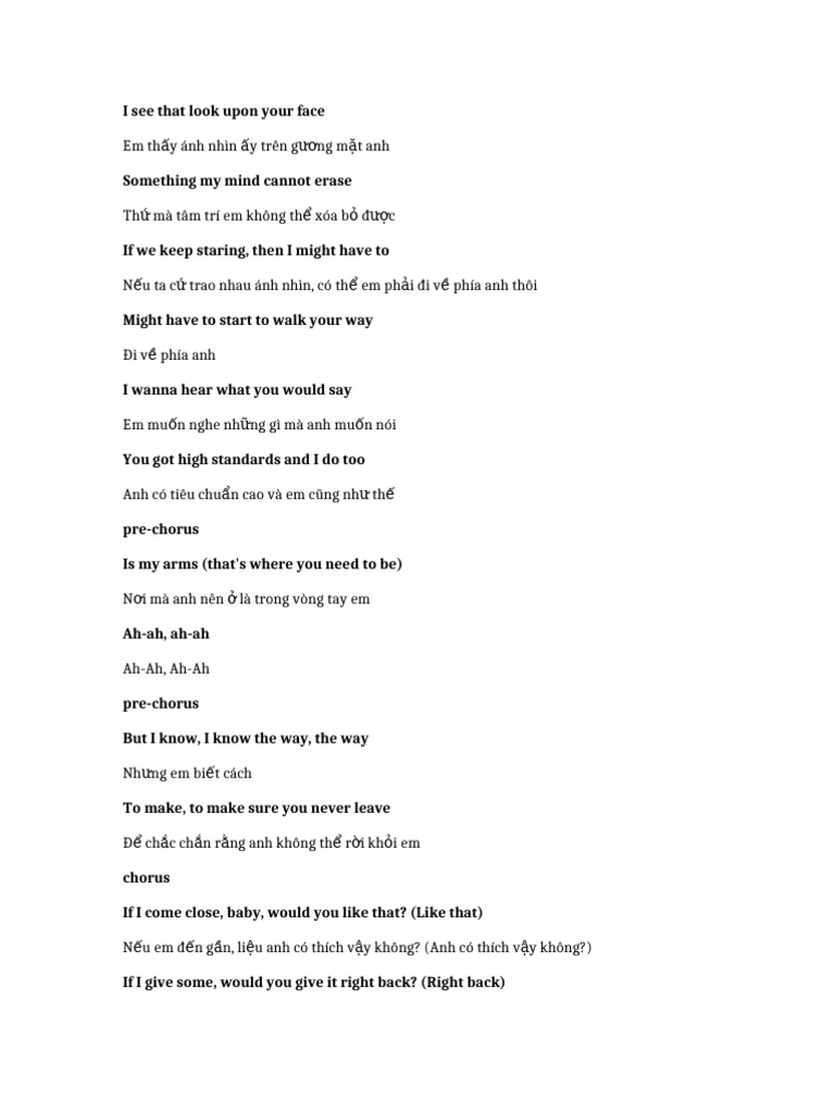 Full Formatted I See That Look Upon Your Face | PDF