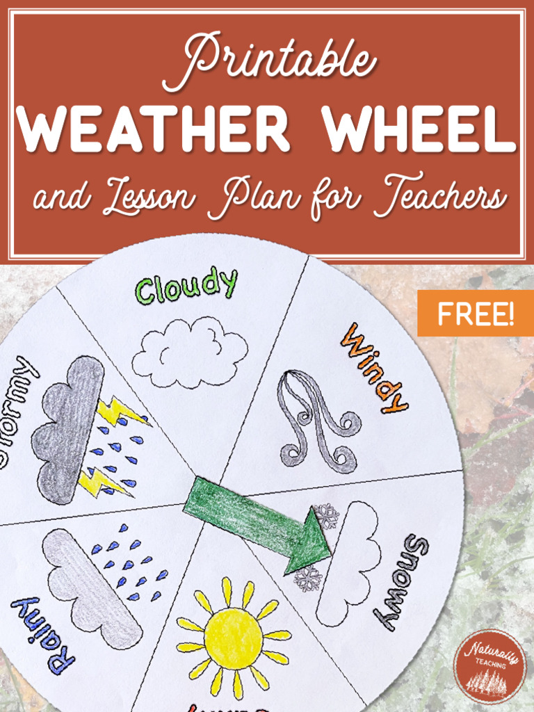 PrintableWeatherWheelFREE 1 | PDF | Weather | Learning