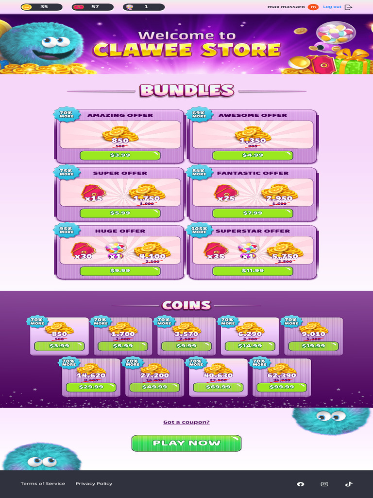 Clawee Store Amazing Offers | PDF